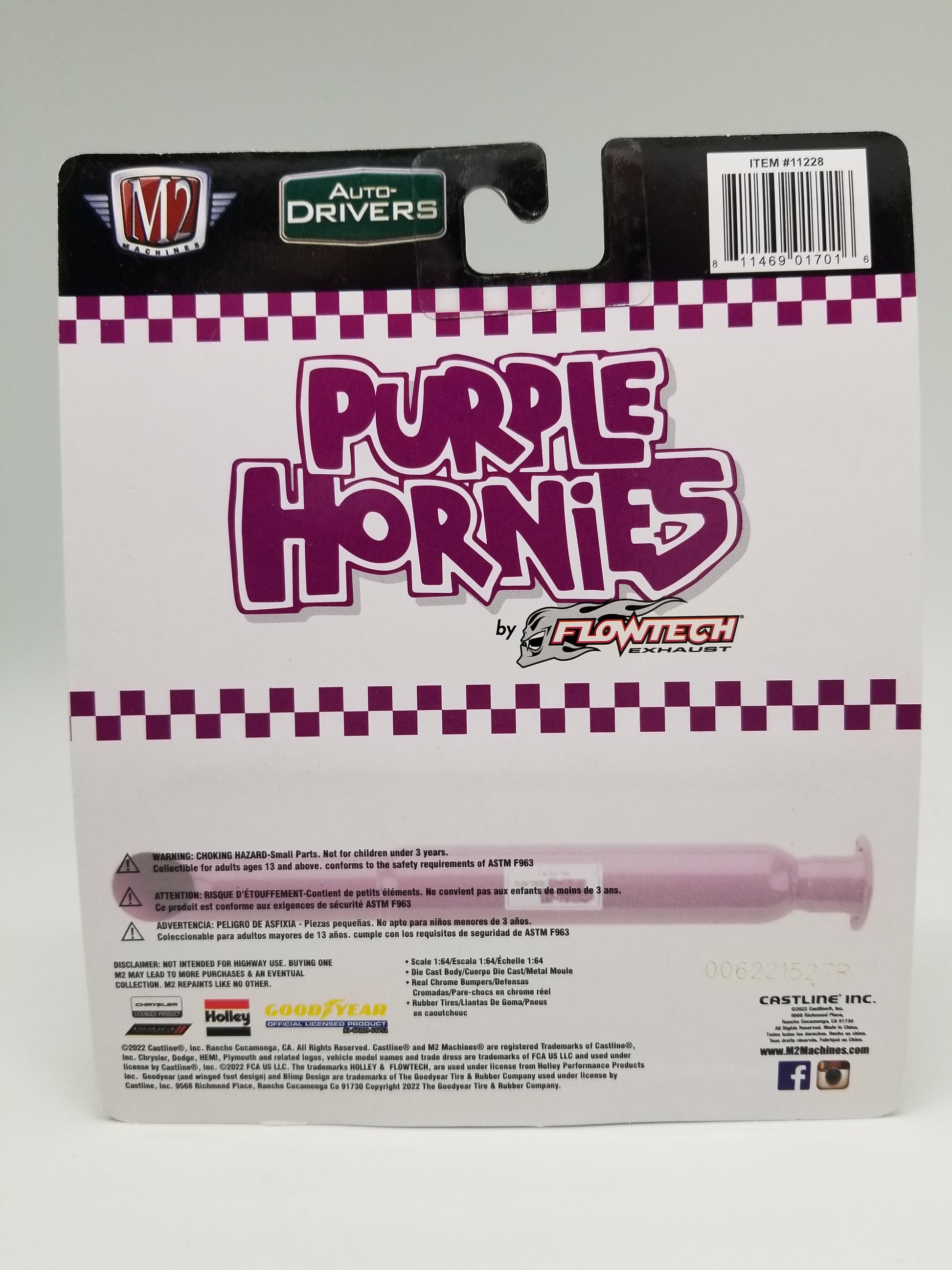 M2 1969 Plymouth Road Runner 440 6 Pack - Purple Hornies – JTSpecialty