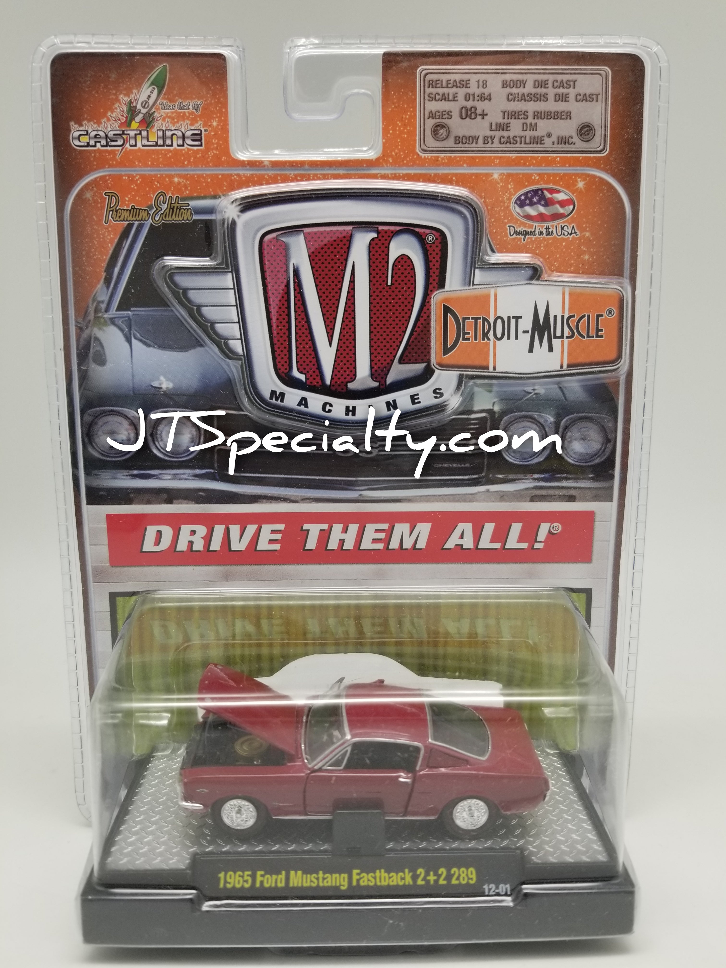M2 1965 Ford Mustang Fastback 2+2 289 - Detroit Muscle – JTSpecialty